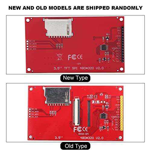 Ekran Kartları,Industrial Raspberry Pi 4 LCD Module Tft Touchscreen Display Serial Peripheral Interface Ili9488 HD 480X320 3.5 In Esp32Portable 3.5 Serial Character Mon