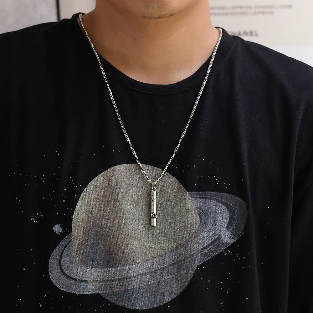 CJIAYUJEW 6 PCS Silver Chain Necklace Men,Emo Punk Goth Chains Necklaces for Womeny2k Chunky Choker Necklace(6PCS)