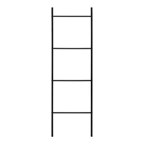 Marble Field Square Standing Towel Rack, 4-Layer Metal Towel Rack, Wall Storage Rack, Bathroom Decoration, Black