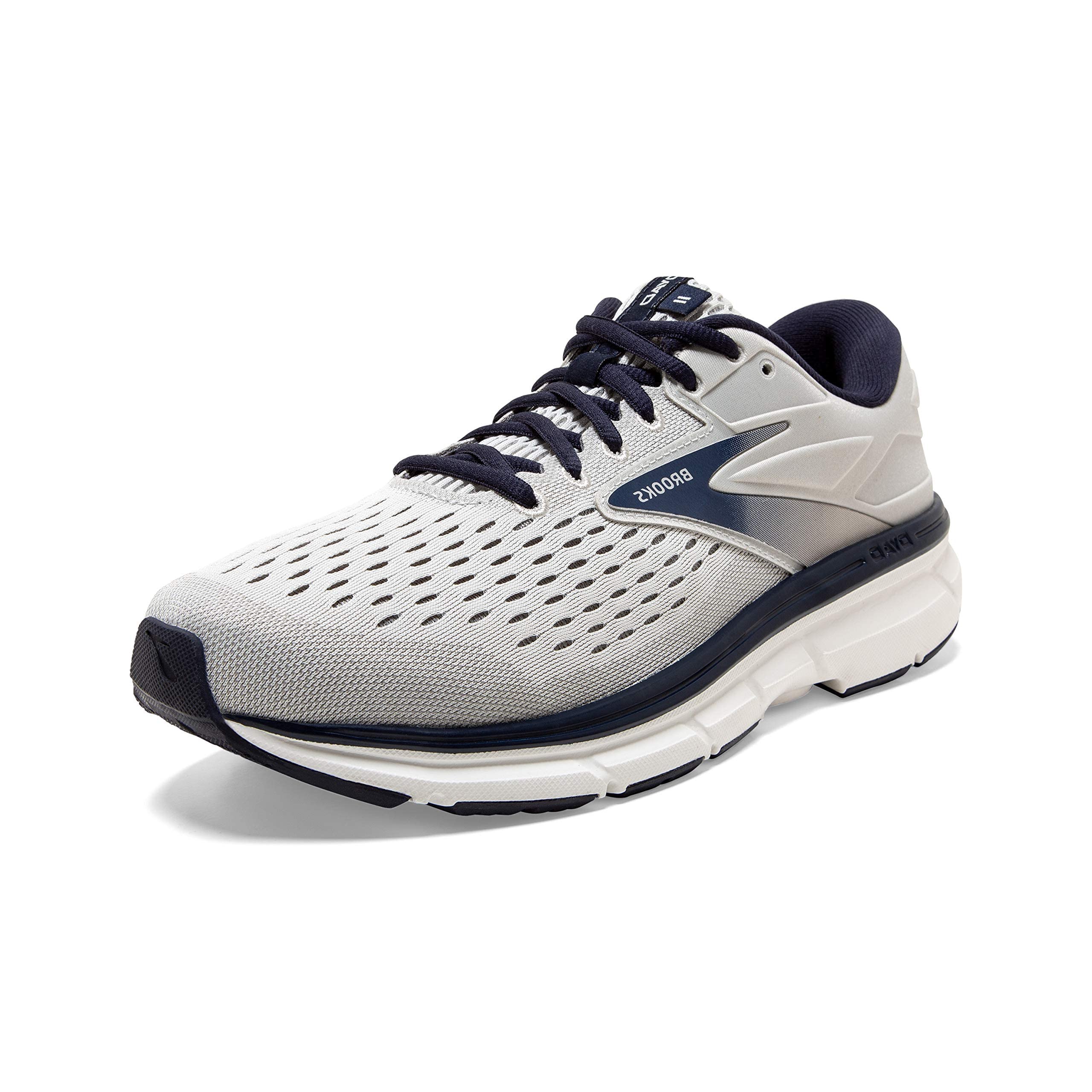 Brooks Men's Dyad 11 Running Shoe - Antarctica/Grey/Peacoat - 11 Medium