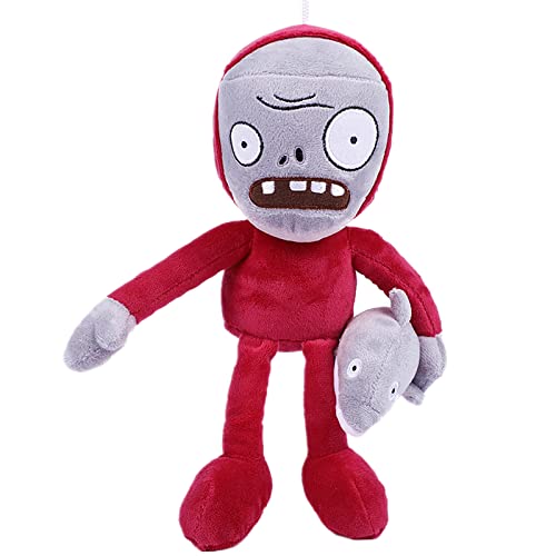 Suyudian 12" 1 PCS PVZ Plant and Zombies Plush Toys PVZ Figures 1 2 Stuffed Soft Doll Dolphin Rider Zombies New