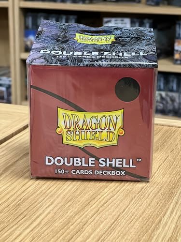 Dragon Shield Card Deck Box β Blood Red/Black 150CT β Durable and Sturdy TCG, OCG Card Storage β Compatible with MGT, Magic The Gathering, Commander Decks, Pokemon, Yugioh