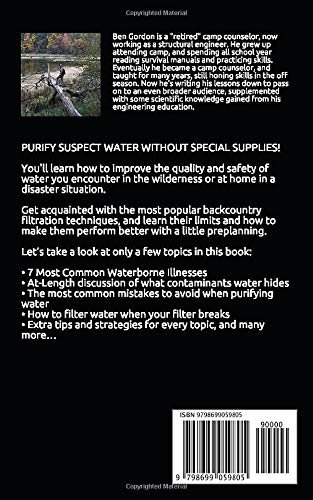Water Treatment Skills: Filtration, Disinfection, Distillation, and More for the Adventurer or Prepper (Wilderness Survival Skills)