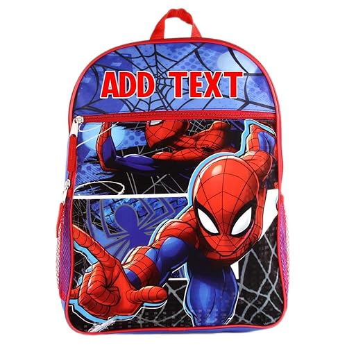 KishKesh Personalization Personalized 16 Inch License School Backpack - Spider-Man