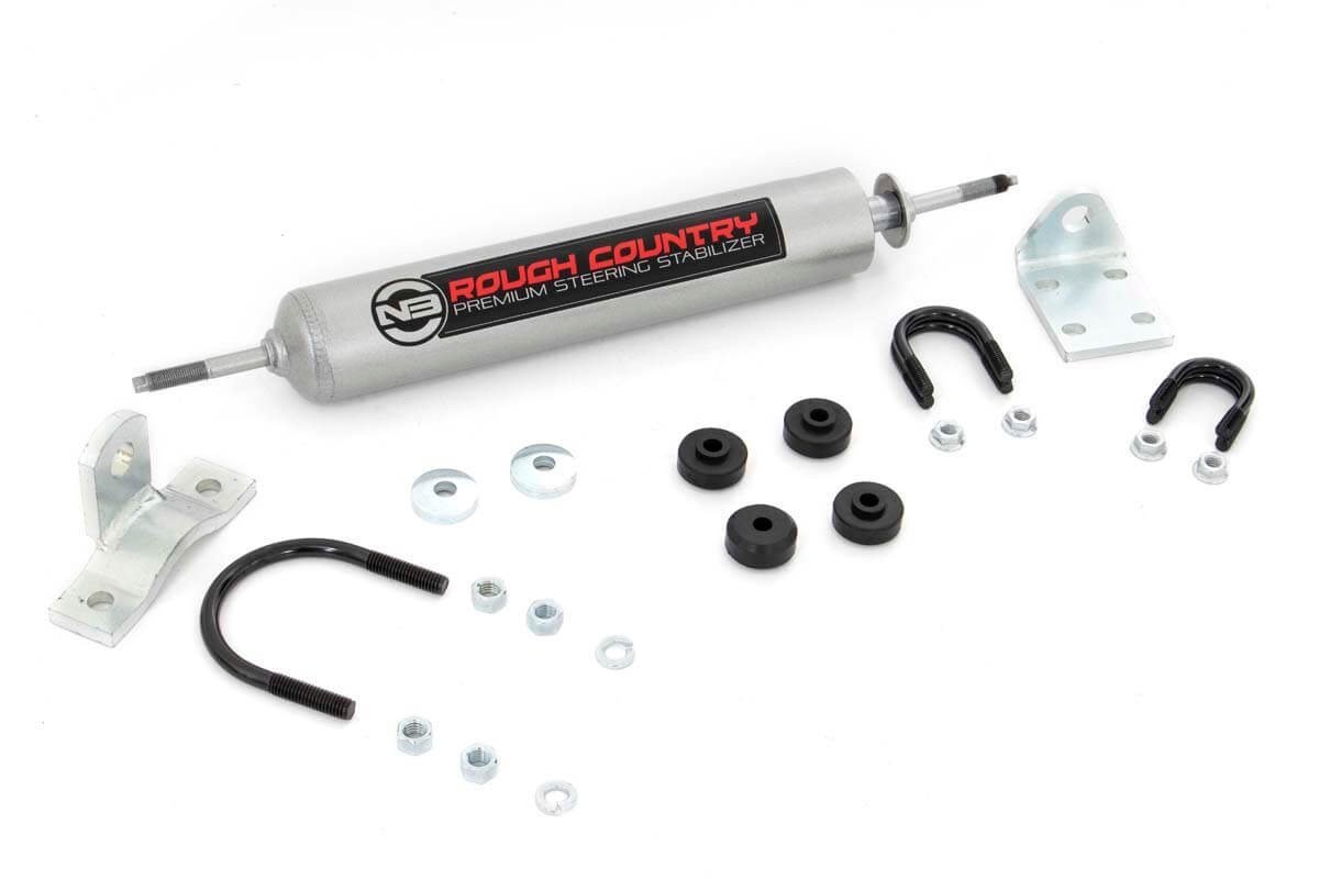 Rough Country N3 Steering Stabilizer for 1976-1986 Jeep CJ7 4WD - 8734530