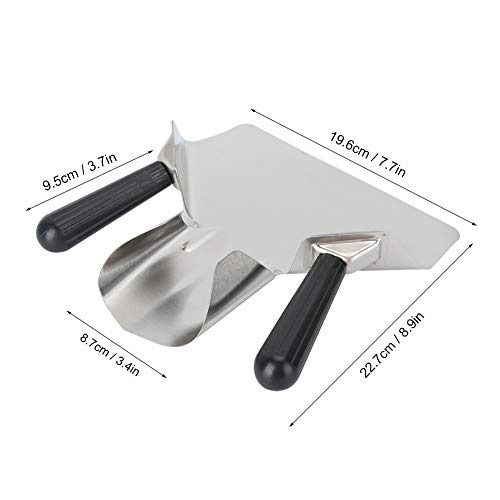 with Large Front Scoop Head Popcorn Serving Scoop, Sturdy Durable Popcorn Scoop, for Chips And Popcorn Popcorn Machine (double handle)
