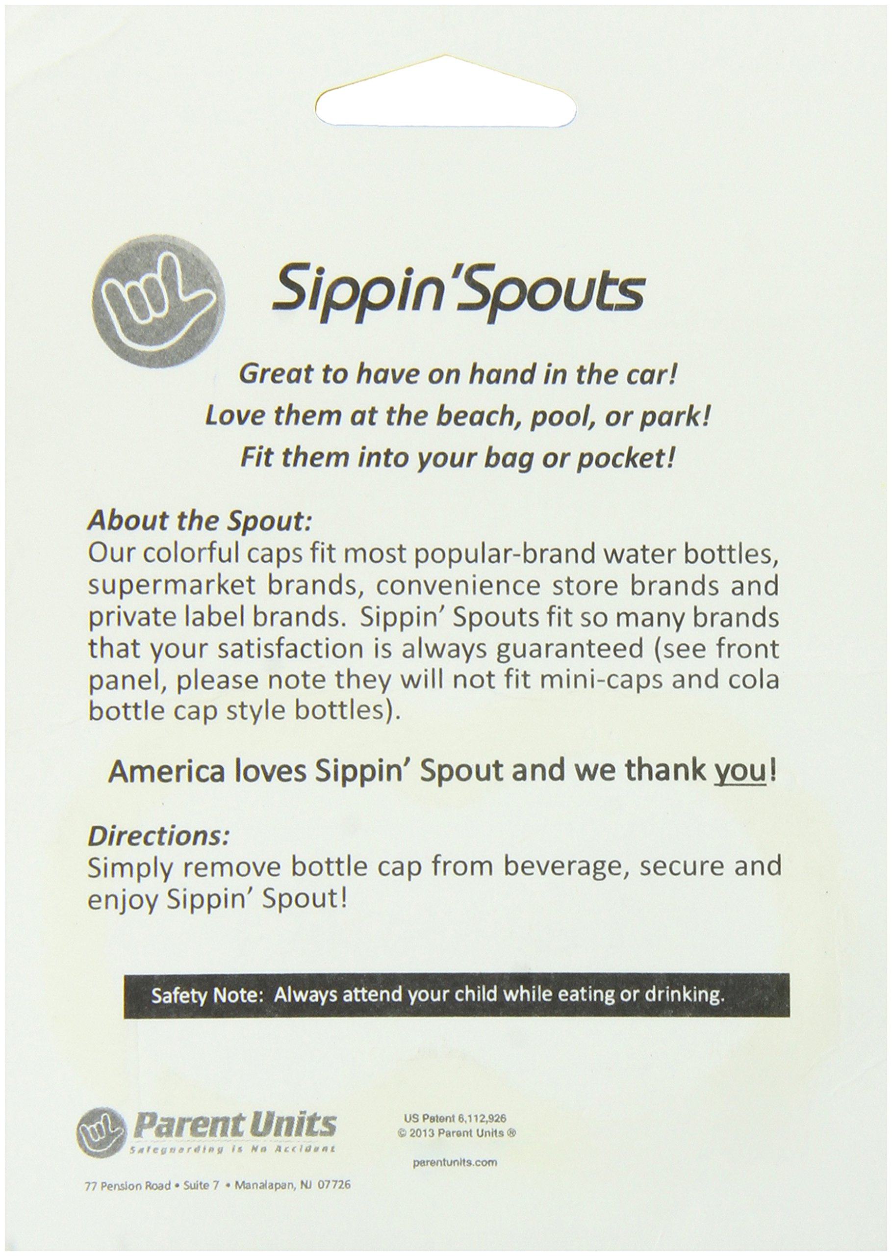 Parent Units New Sippin' Spout, Colors may vary 2 Count (Pack of 1)