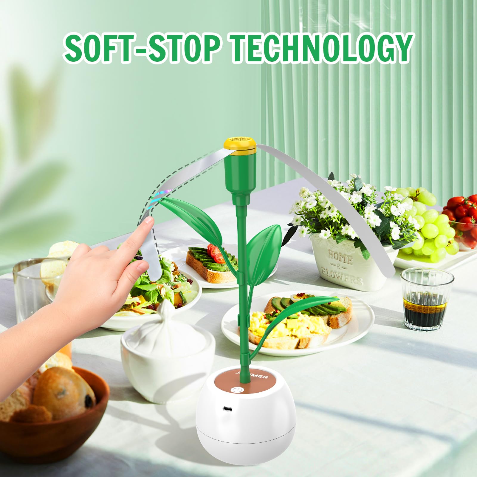 Fly Fans for Tables, 3 Styles Fly Repellent Fan Upgraded DIY Fly Fan Outdoor and Indoor Keep Flies Away, USB Powered, Fly Fan for Outside, BBQ, Restaurants, Picnic, 3 Pack