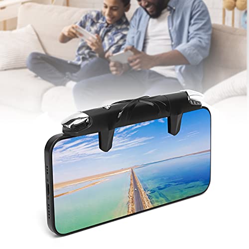 Game Trigger, Black Easy To Install Game Button Stretchable for Phones for Games Lovers