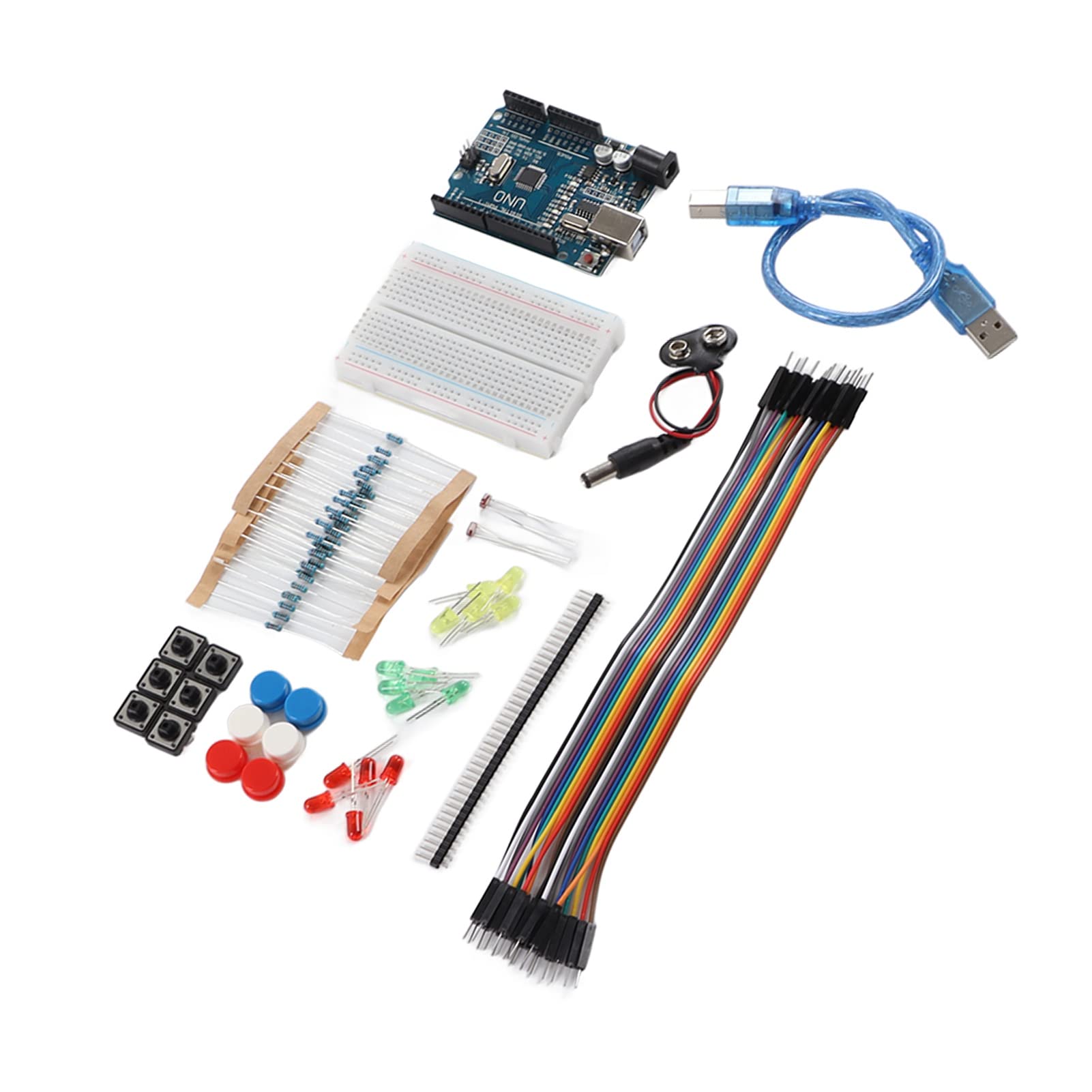 Electronic Starter, Male to Male Jumper Wire Basic Starter Module Kit USB Cable for Factory