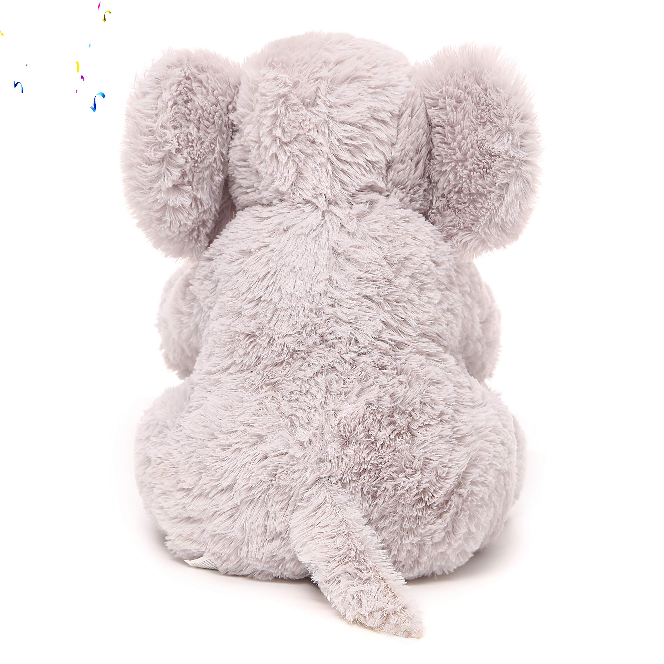 Toys Studio 19.6 Inch Stuffed Elephant Animal Soft Giant Elephant Plush Gift for Girls, Boys (Gray)