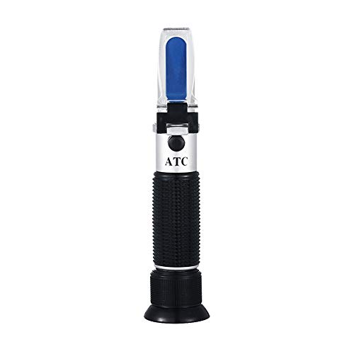 DLH Antifreeze Refractometer Freezing Point RHA-701ATC Car Urea 5 in 1 Tester Ethylene Propylene Glycol Battery Fluid