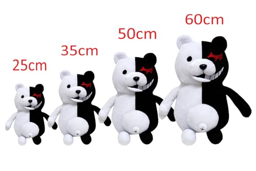 Werycos Plush 35cm 25cm Plush Black White Bear Anime Stuffed Plush Toy
