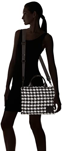DKNY Hadlee Md Tote, Black/White