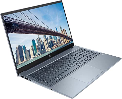 HP Pavilion 15 Business Laptop 15.6" FHD IPS BrightView Touchscreen 13th Gen 10-core i7-1355U Processor 32GB RAM 1TB SSD GeForce MX550 2GB Graphic Backlit USB-C Office365 Win11 Blue + HDMI Cable