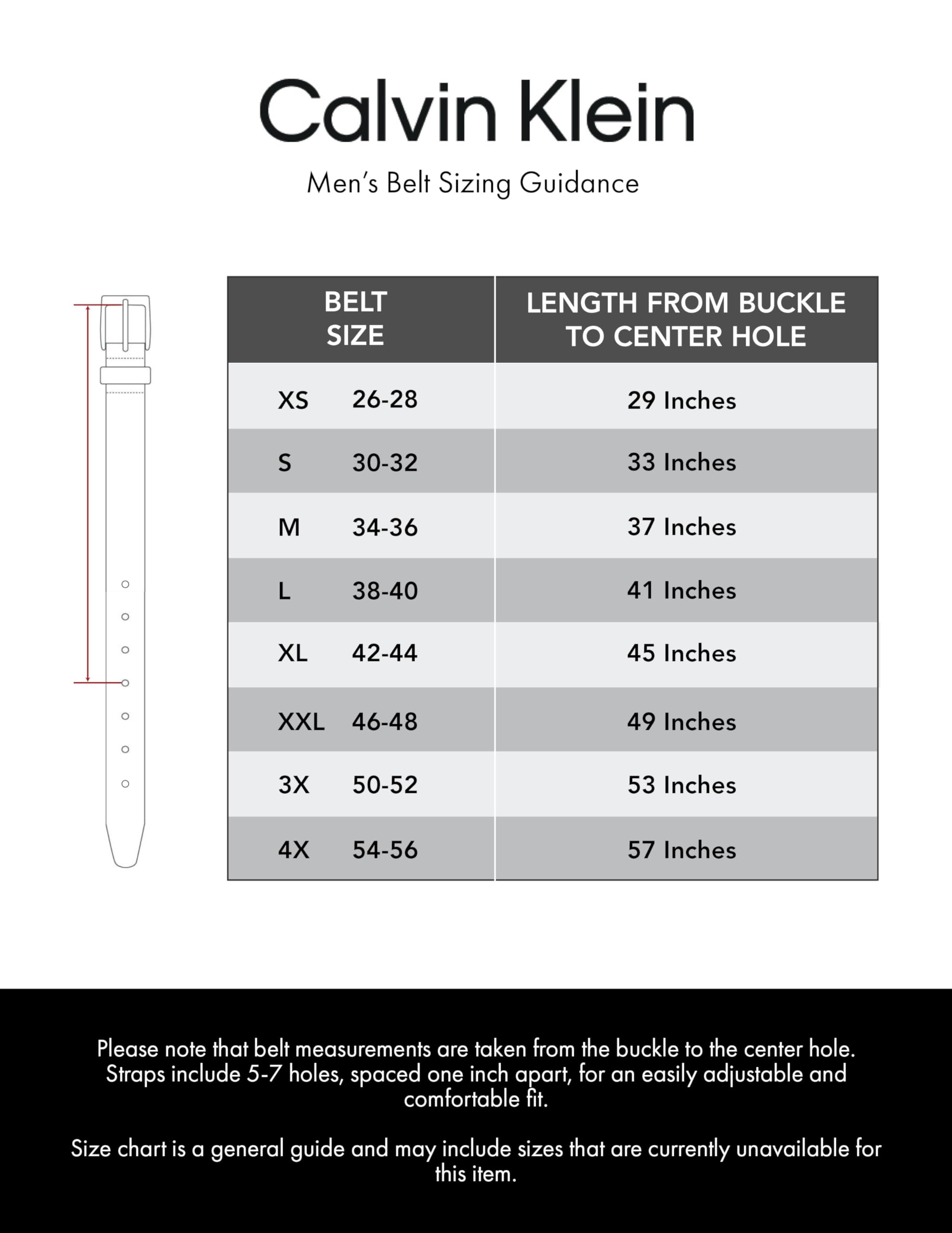 Calvin Klein Men's Reversible Dress Belt with Plaque Buckle, Black/Black, X-Large (42-44)