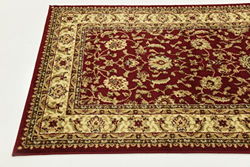 Unique Loom Voyage Collection Traditional Oriental Classic Intricate Design Area Rug (3' 3 x 5' 3 Rectangular, Red/Gold)