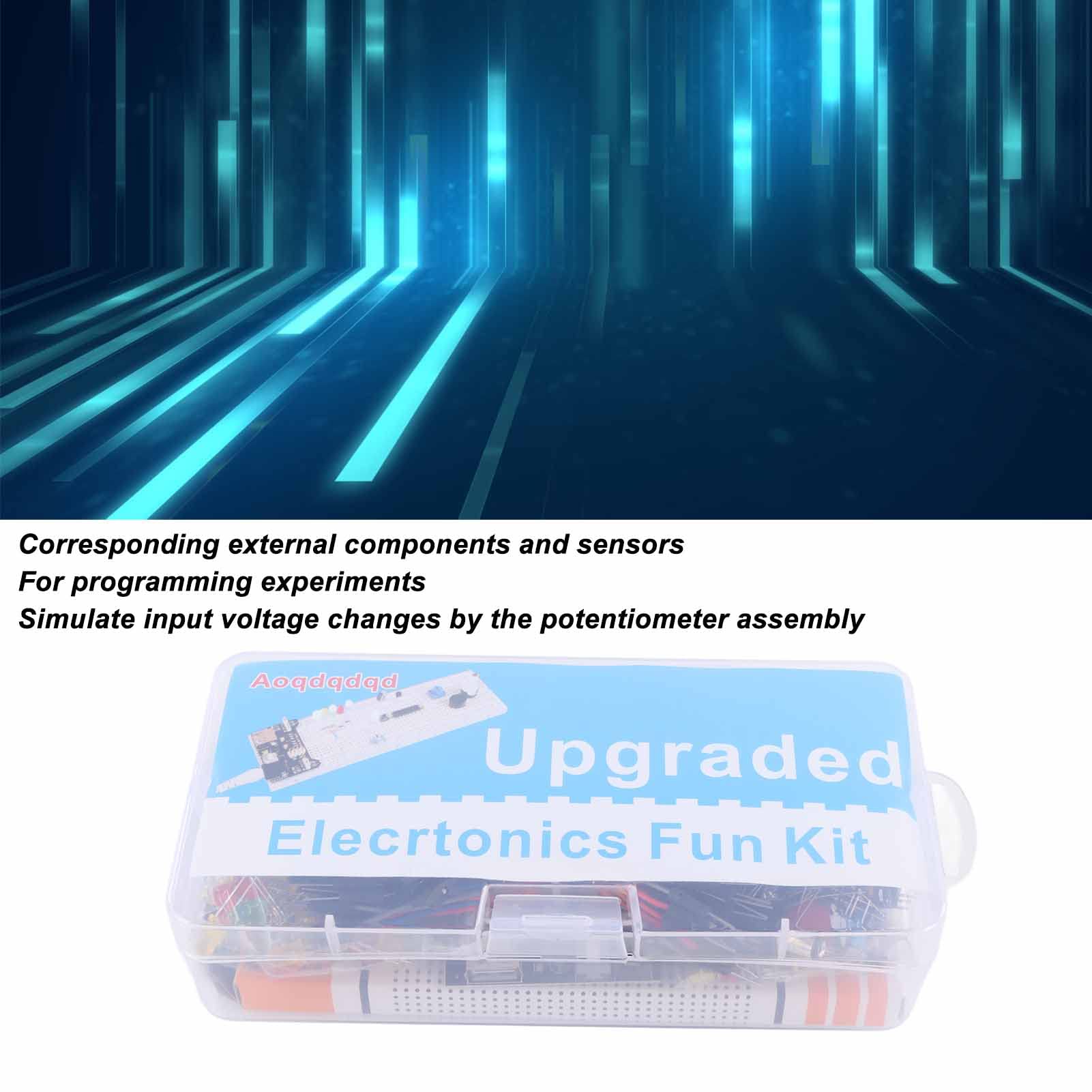 Electronics Component Kit, Professional Complete Electronics Component Assortment for Programming Experiments