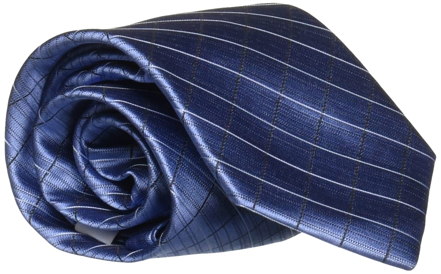 Calvin Klein Men's Etched Windowpane B Tie, Slate, One Size