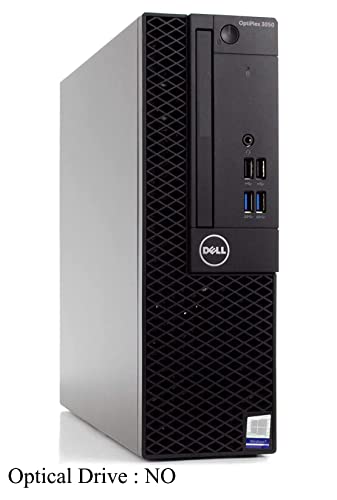 Dell Optiplex 3050 SFF Desktop PC, Intel i5-6500 3.2GHz 4 Core, 8GB DDR4, 256GB SSD, WiFi, Win 10 Pro, Keyboard, Mouse (Renewed)