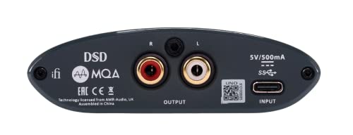 iFi uno - DAC & Headphone AMP - USB-C Input - Improve Lacklustre Audio - Streaming/Gaming/Music Modes Adjust Sound to Suit You - 32-bit/384kHz/DSD256/MQA - Windows/MAC/Smart Device/Active Speakers