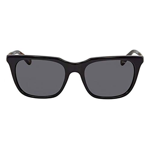 Coach Women's HC8236 Sunglasses Black/Dark Grey Solid 56mm
