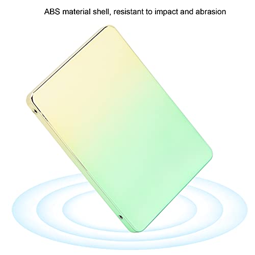 Qinlorgo Solid State Drive, Good Compatibility Portable Stable Operation 2.5in SATA SSD ABS Shell for Data Storage for Files Backup(#5)