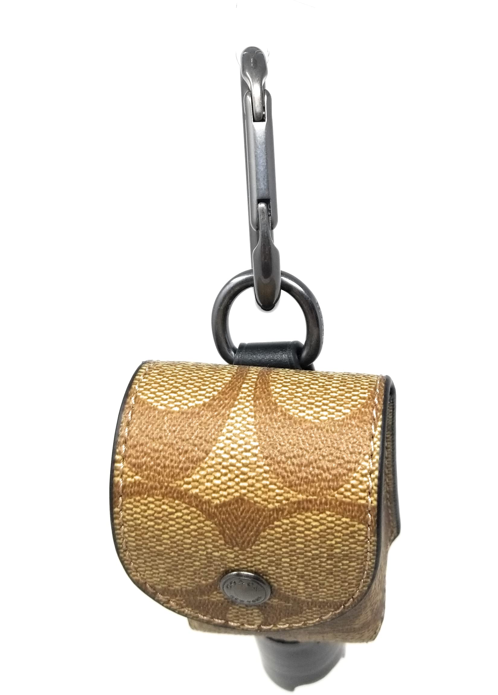 COACH Men's Hand Sanitizer Holder In Signature Canvas (Khaki)
