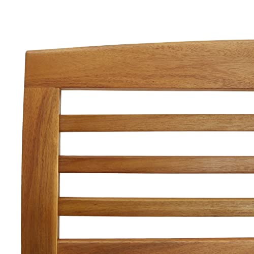MBFLUUML Patio Dining Sets, Outdoor Patio Furniture, 2 Piece Patio Lounge Set Solid Acacia Wood Suitable for Patio, Porch, Backyard, Balcony.