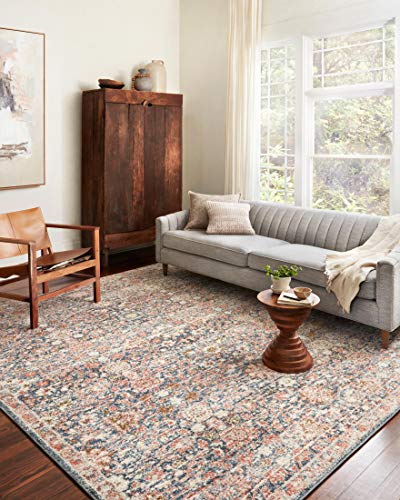 Loloi II Saban Navy/Rust 7'-10" x 10' Area Rug
