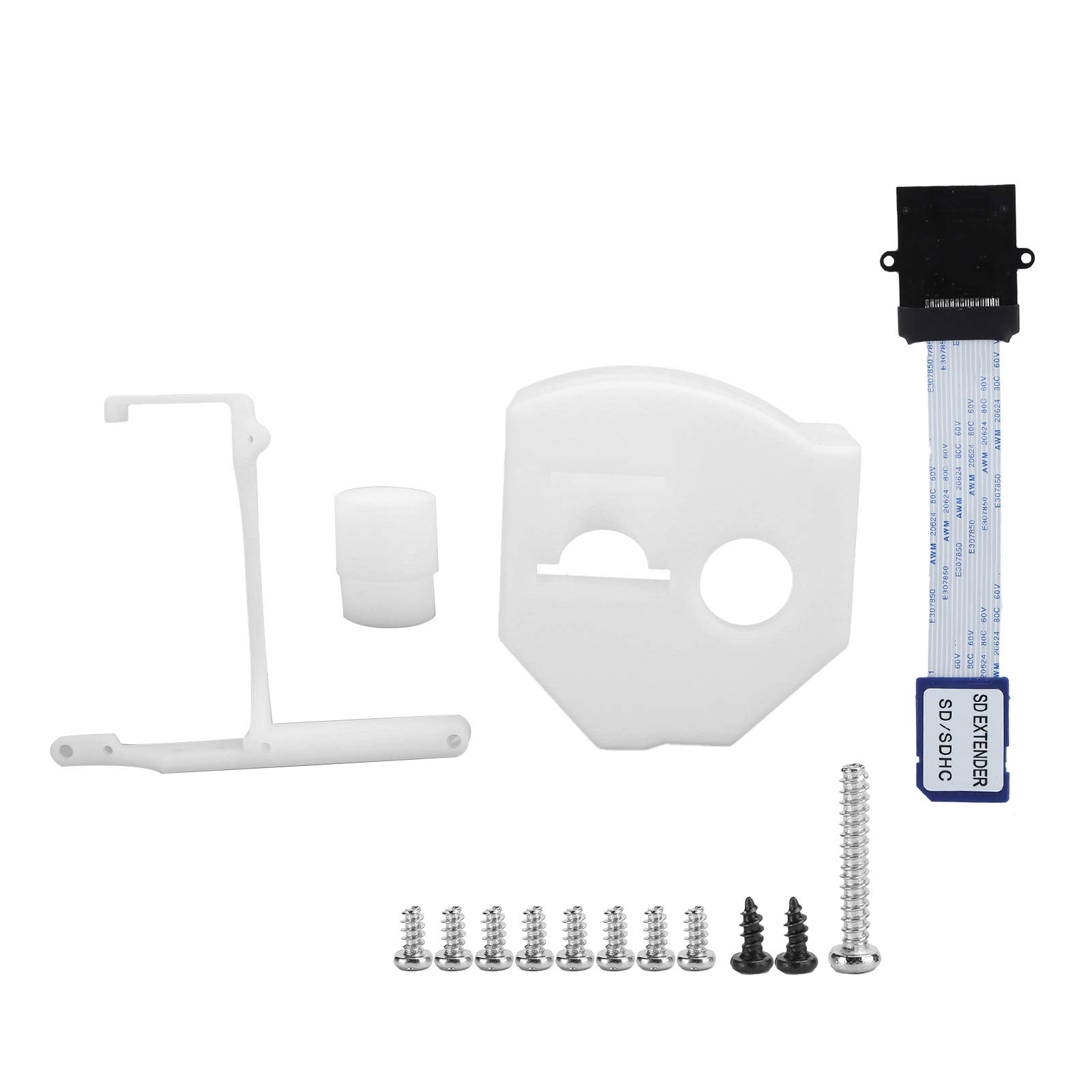 DAUERHAFT Expansion Adapters Kit, Easy to Install Lightweight ABS Material Memory Card Slot Printer Extender Adapter for Sega Dreamcast GDEMU