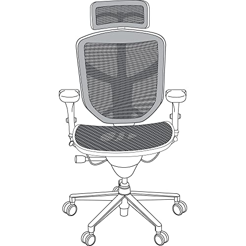 WorkPro® Quantum 9000 Series Ergonomic Mesh High-Back Executive Chair, Black, BIFMA Certified