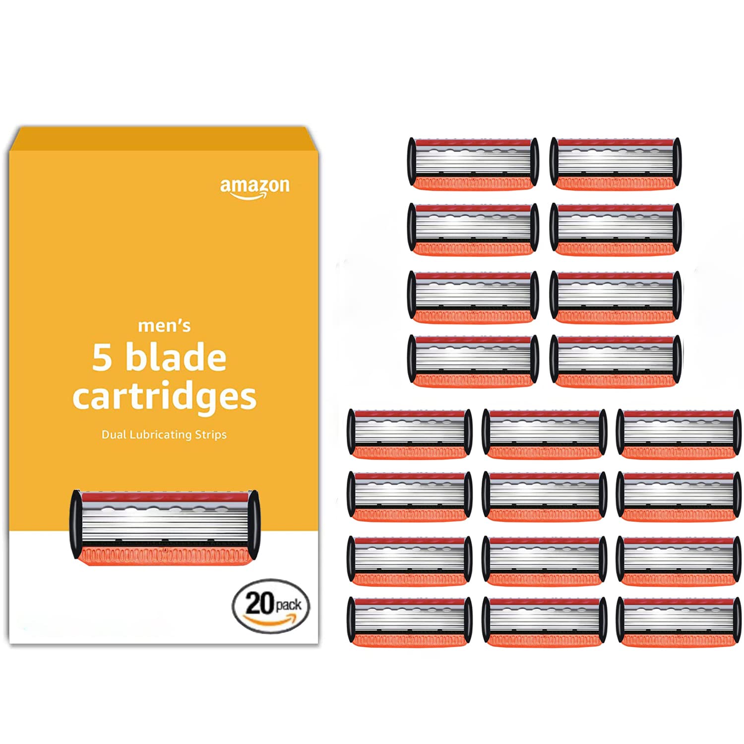 Fusion Razor Blades Refills 20 Pieces,Fusion 5 Blades Fusion 5 Blade Refills,Men's Razor 5 Blade Replacement Fusion Razor Blades for Sensitive Skin(20 Pieces)-n1