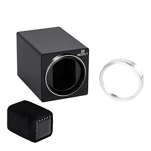 MOZSLY Watch Winder for Automatic Watches 12 Rotation Mode with Quite Motor Metal Black