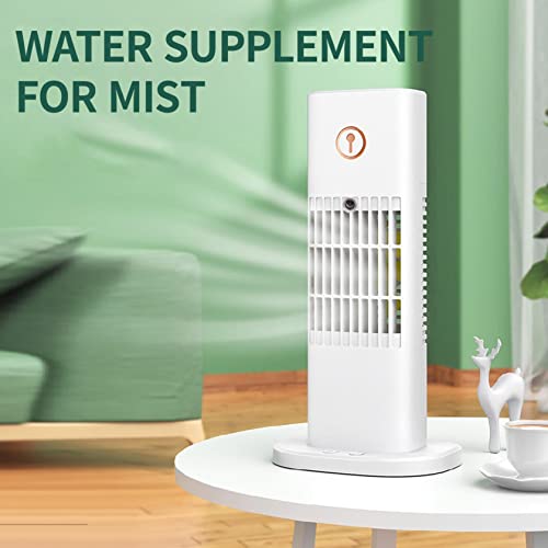 Portable Personal Air Conditioner, Mini Air Conditioning Fan USB Spray Type Water Cooling Fan Desktop Air Cooler Freestanding Air conditioner for Cooling Rooms, Low Noise