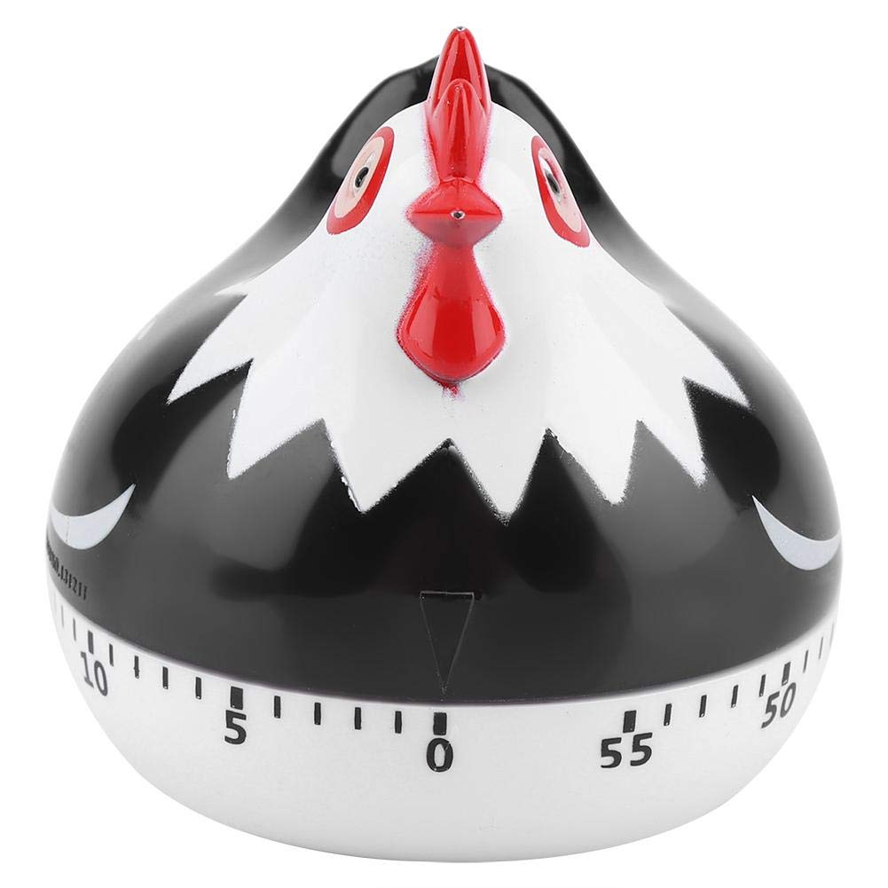 Egg Timer Kitchen Timers Oven Timer, Cooking Timer Kitchen Timer Countdown Clock for Kitchen for Home(black)