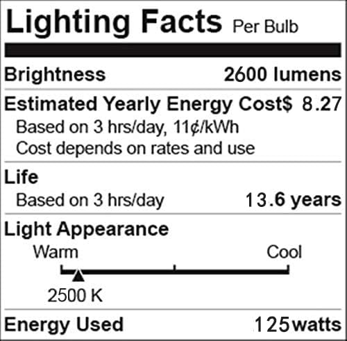 BONGBADA Heat Lamp Bulb P40 2 Pack Red Infrared Glass Lamp Bulb for Food Service, Brooder Bulb, Chicks, Pet, Bathroom, Light Therapy, Reptiles and Amphibian Use E26 Base (Clear, 125W)