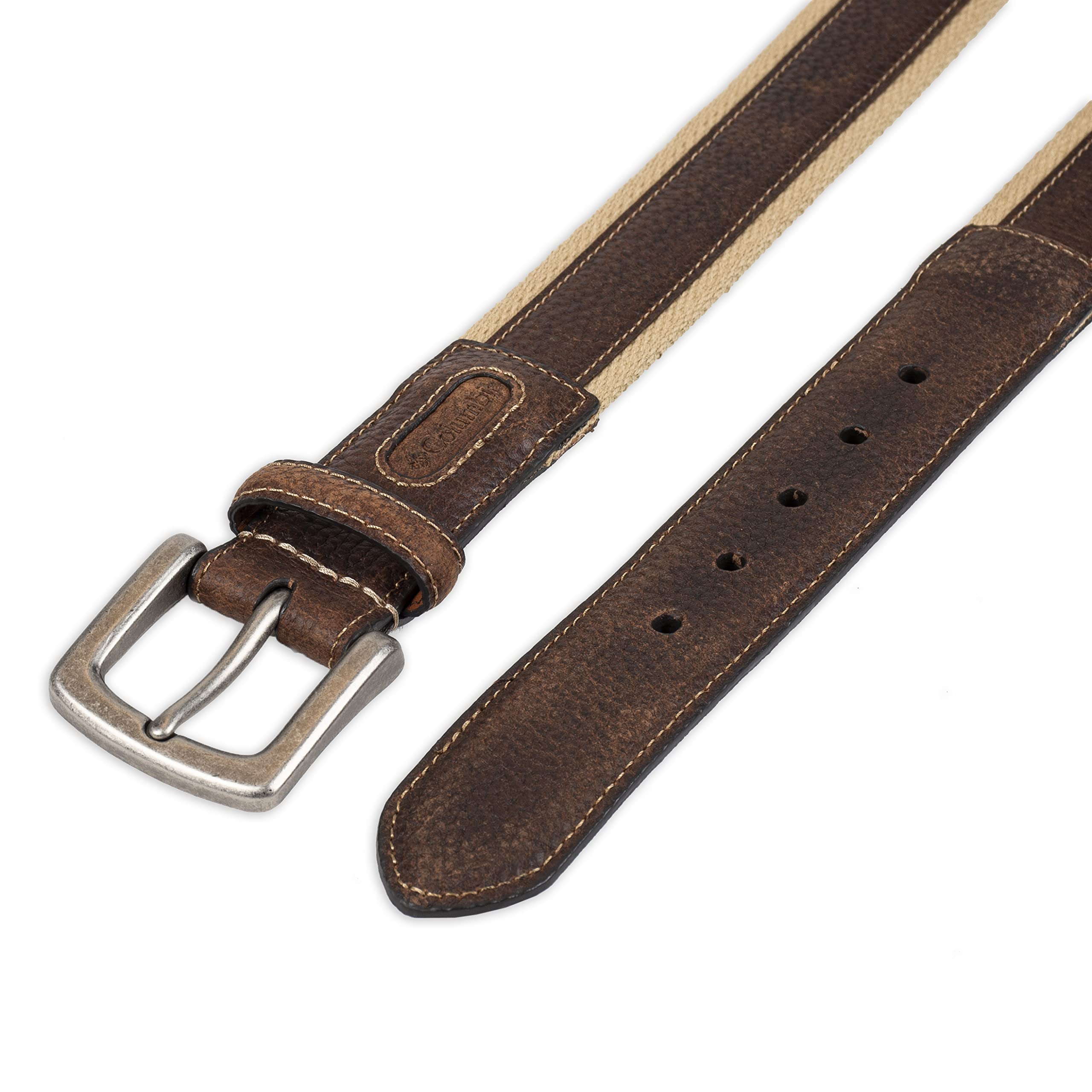Columbia Men's Stretch Casual Belt , -khaki/brown, Medium