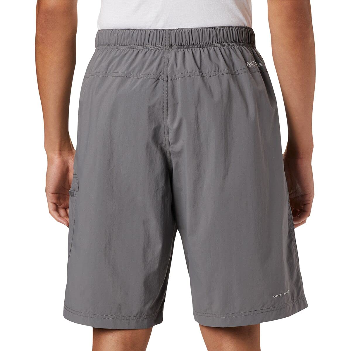 Columbia Men's Palmerston Peak Short, Waterproof, UV Sun Protection Swimwear, City Grey, X-Large x 9