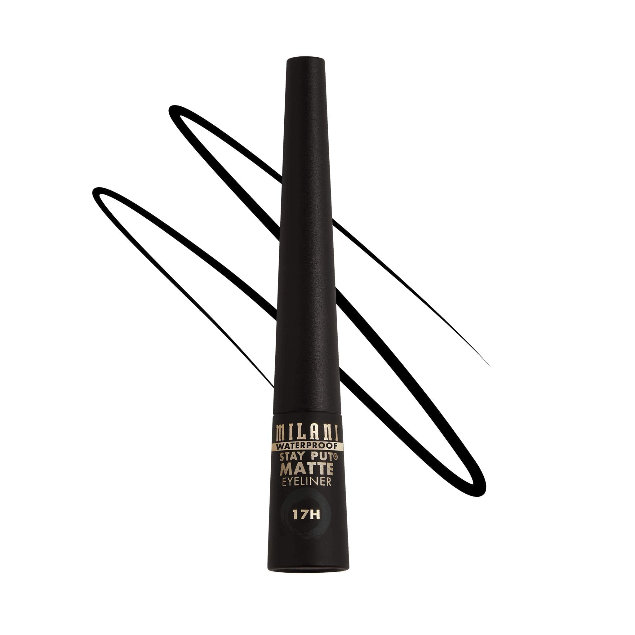 Milani Baked Highlighter (Rose Italiana) and Stay Put Matte Liquid Eyeliner