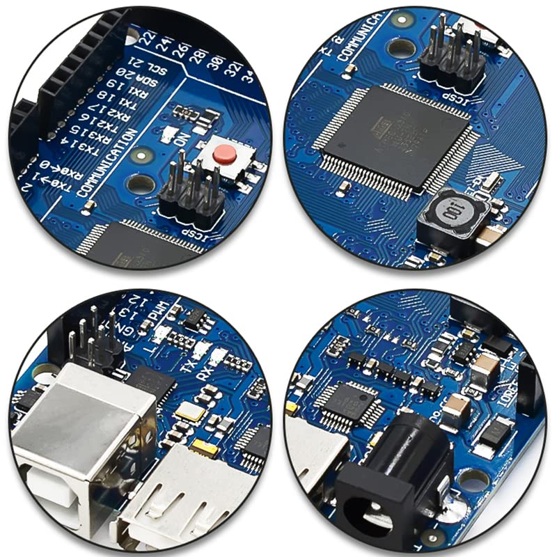 for AD-K R-3 Development Board AT-me-ga25-60 for Module Compatible for Microcontroller with USB Cable USB-to-Serial Converter
