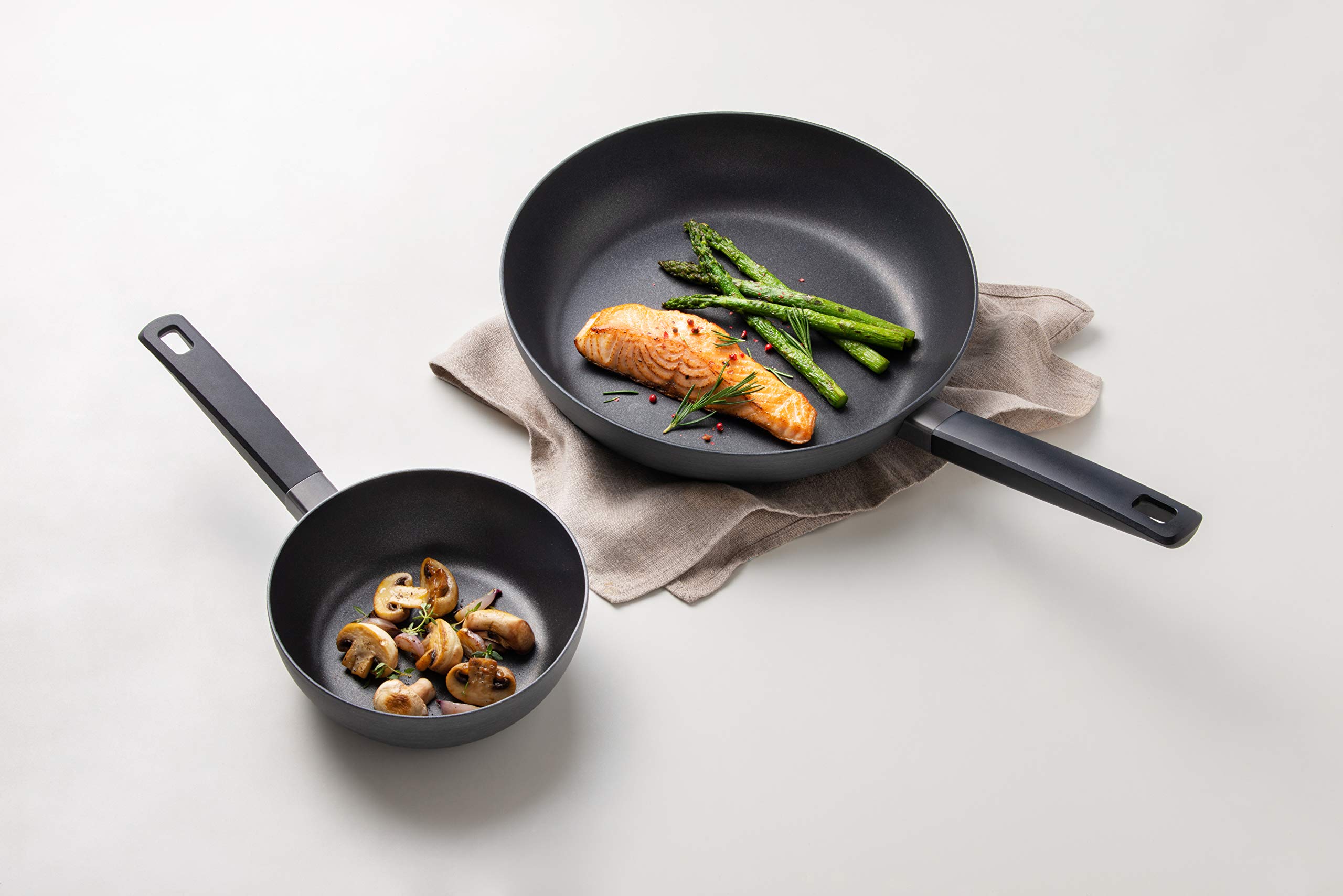 LocknLock Hard & Light Black Aluminum Cookware Frying Pan, 12 inch