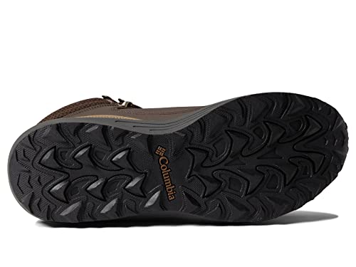 Columbia Men's Trailstorm Peak Mid Hiking Shoe, Cordovan/Black, 9