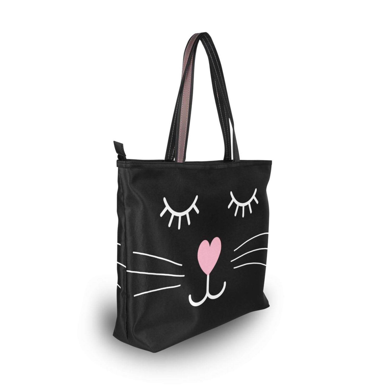 Women's Shoulder Tote Bag Purse Handbag with Pocket Polyester Printed Beach Bag