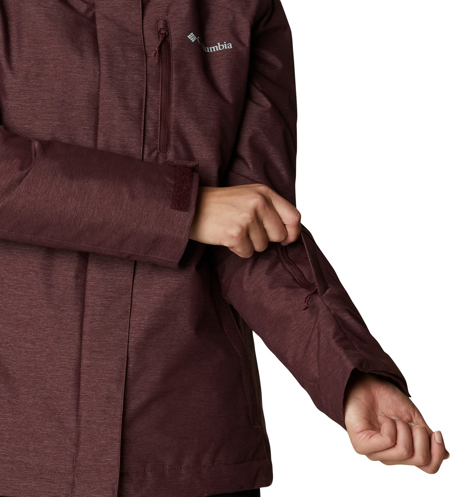 Columbia Women's Whirlibird IV Interchange Jacket, Malbec Crossdye, XX-Large