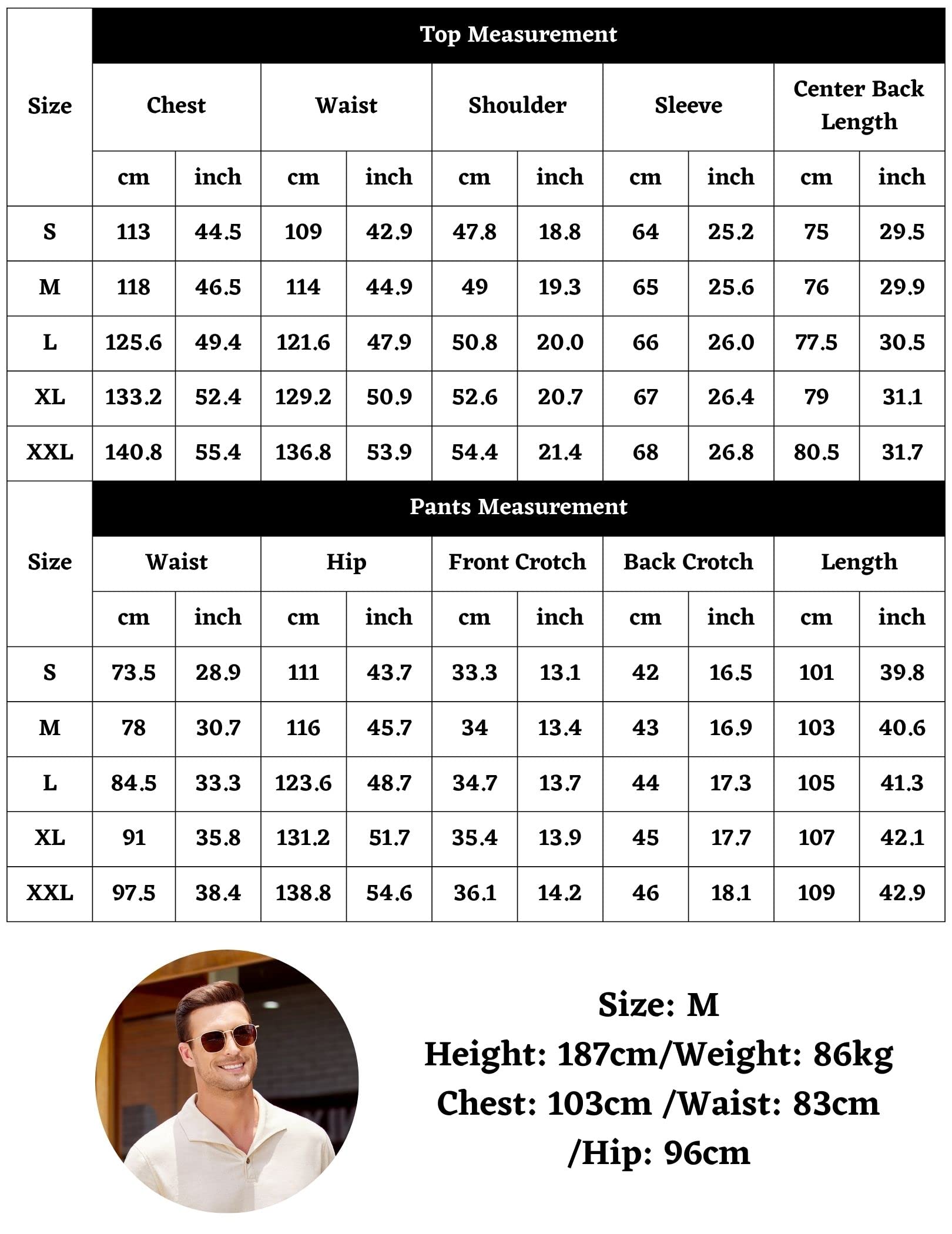 COOFANDY Mens Cotton Sets 2 Pieces Outfits Beach Long Sleeve Button Collar Shirt and Vacation Long Pants
