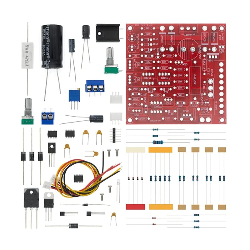 ILAME 0-30V 2mA-3A DC Regulated Power Supply DIY Kit Continuously Adjustable Current Limiting Protection Voltage Regulator Set (Color : DIY Kit)