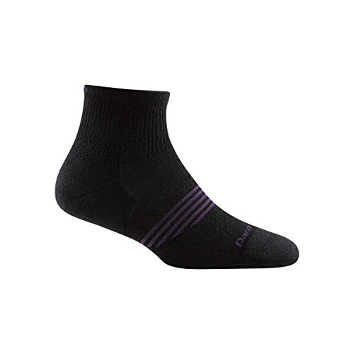 Darn Tough 1107-C-1001-04 Element 1/4 Lightweight with Cushion Black Medium