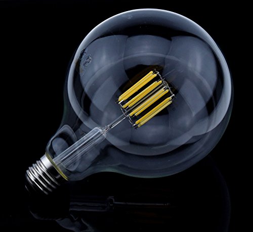 Bonlux G40 LED Vintage Filament Bulb 10W Edison Style LED G125 Clear Glass Globe Light Medium Screw E26 Base Neutral White 4000K 100W Incandescent Equivalent, Non-Dimmable