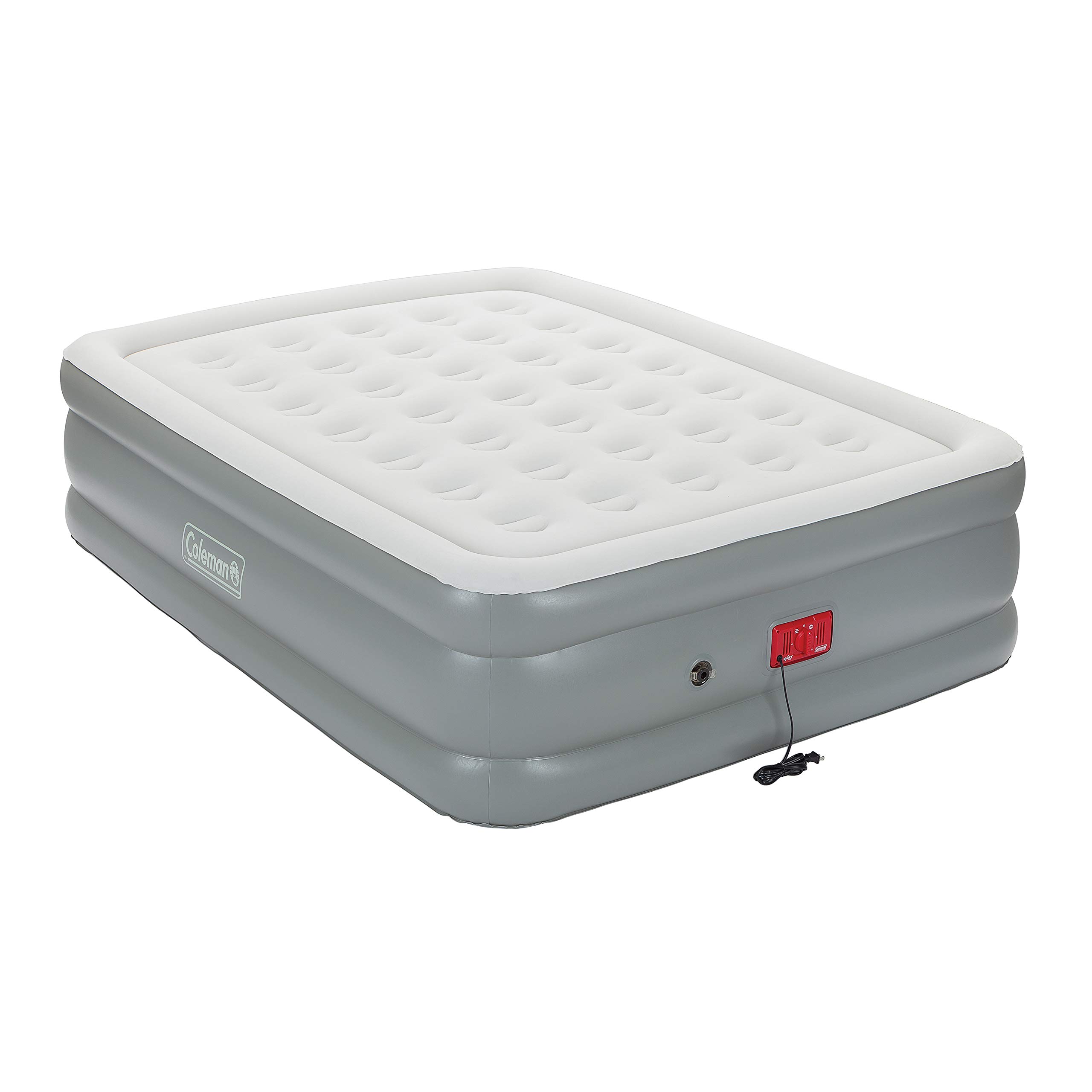 Coleman Air Mattress with Built-in Pump | SupportRest Elite Double-High Inflatable Air Bed, Queen,20"